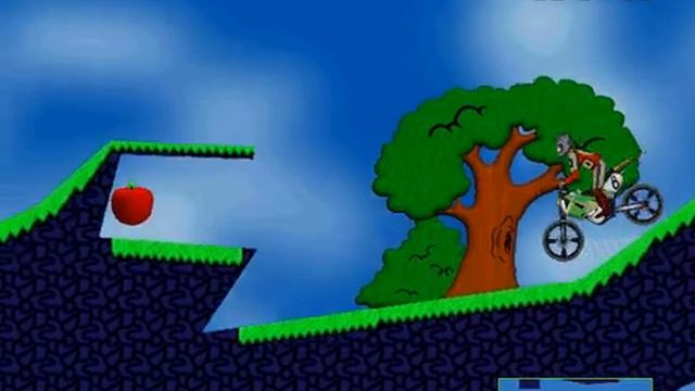 Прохождение Elastomania - 36 карта - Fruit in the Pen