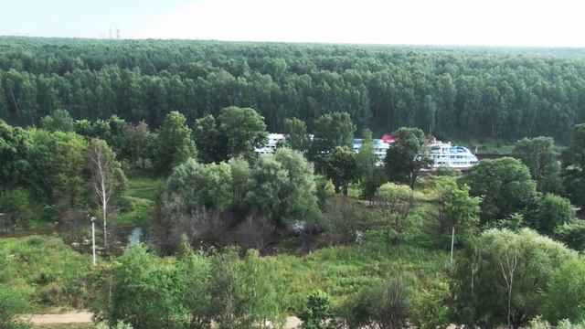 ЛИВЕНЬ В ДОЛГОПРУДНОМ! ВИД НА КАНАЛ ИМЕНИ МОСКВЫ/ ПАРОХОД... ХИМКИНСКИЙ ЛЕС.