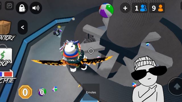 3 часть играю в мм2 но про я со скинами