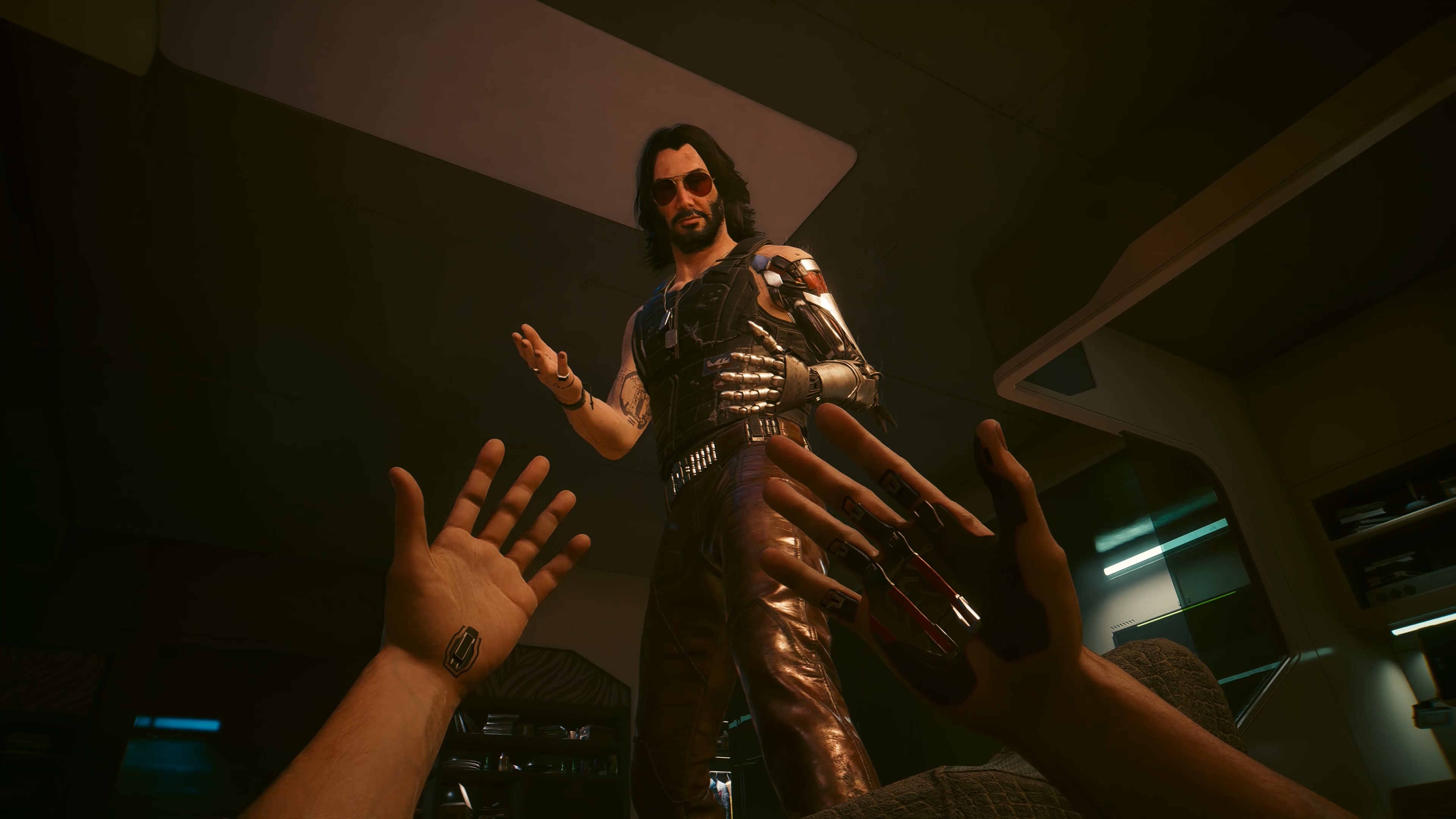 Cyberpunk 2077 Part10. Вик помог Ви выжить. Из-за биочипа в голове Ви теперь 2 сознания.