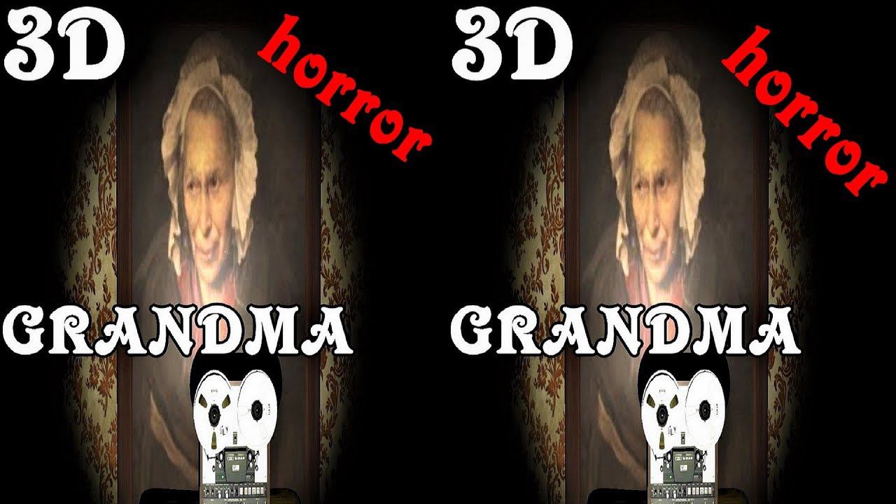 horror video game  3D video SBS VR box  google cardboard