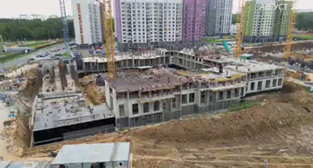 Ход строительства ЖК 1-й Ясеневский август 2024