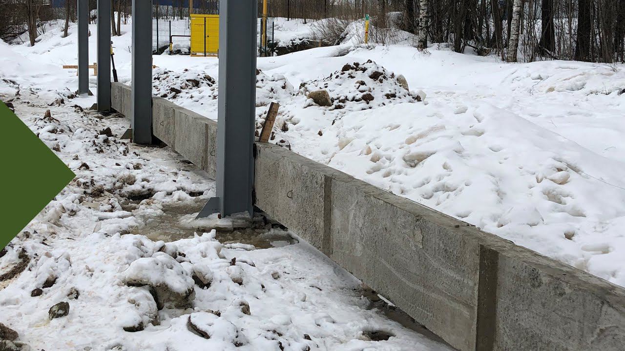 Монтаж ран балок, склад в д. Разбегаево