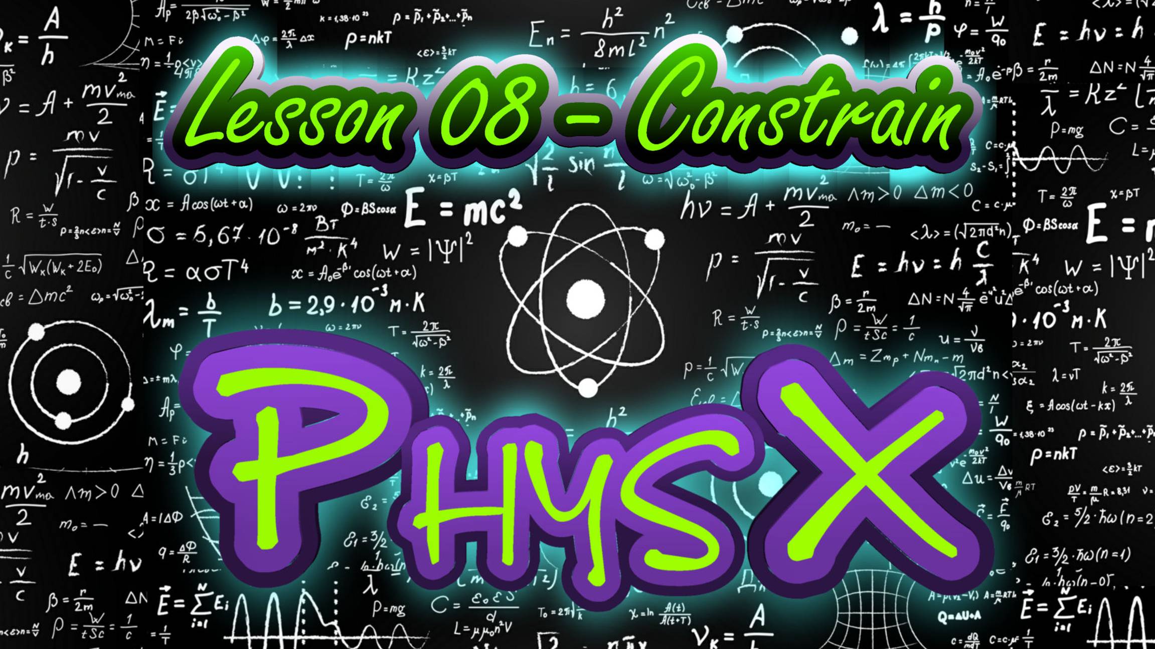 Autodesk Maya + PhysX (Урок 08) Ограничитель - Constrain