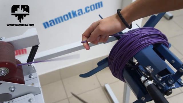 Перемотка провода, кабеля, троса, каната и другого длинномерного материала на УМПП-18