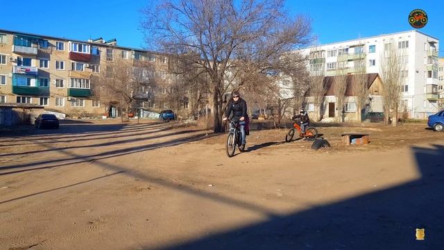 Первая поездка в новом вело сезоне. 24 марта 2022 г. Суровикино 4к