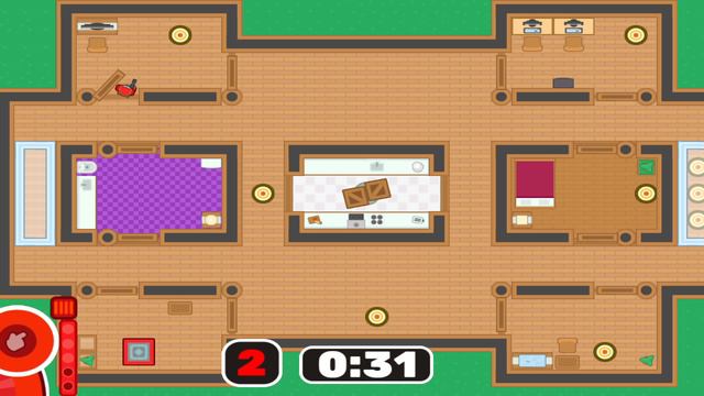 2,3,4 игрока. Соревнования по разным играм 2-3 игроков и прохождения разных мини-игр.