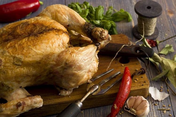 Курица на соли