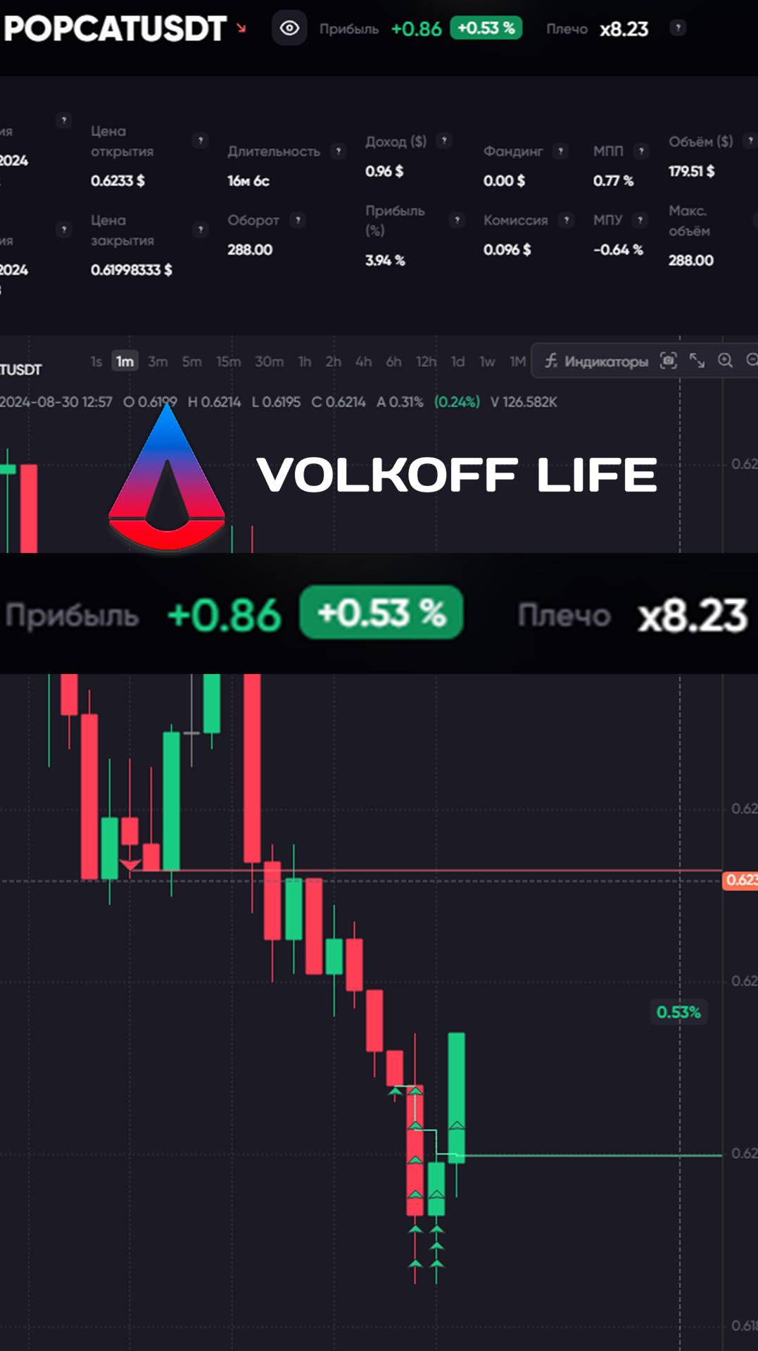 Скальперская сделка криптовалюты  #скальпинг #скальпингкриптовалюты #криптовалюта