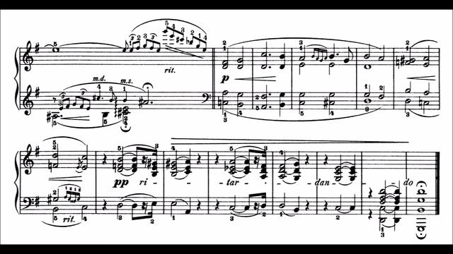 Шуман. Детские сцены соч. 15 (без видео, на экране нотный текст). Исп. Марта Аргерих и Владимир Горо