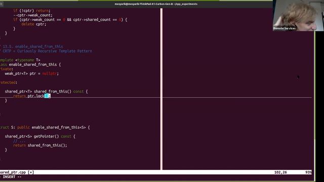 27. weak_ptr, enable_shared_from_this. Лямбда-функции (начало) (1080p)