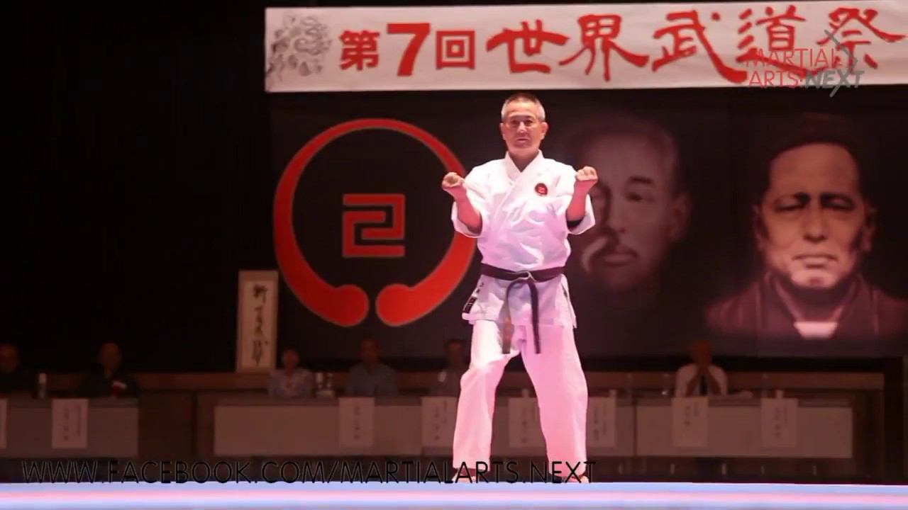 Goju Ryu karate-do. Sensei Yonekazu Uehara IOGKF World Budosai 2016 Video#18
