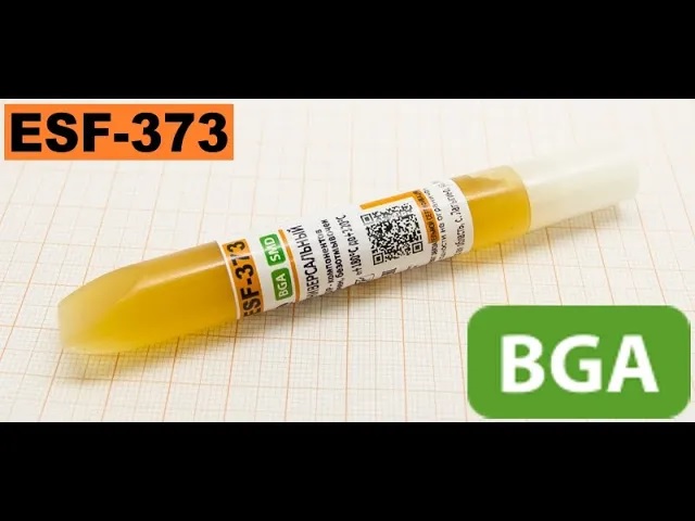 [BGA] TFL ESF-373. Запайка видака ТОЛСТЫМ слоем флюса