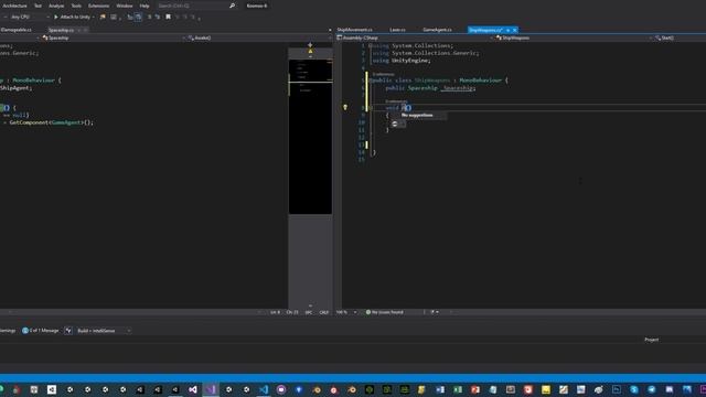 Unity: Kosmos-6. 6 – Spaceship. Боевая система I