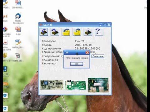 Запись и чтение модуля EVO2 программой ЕВА