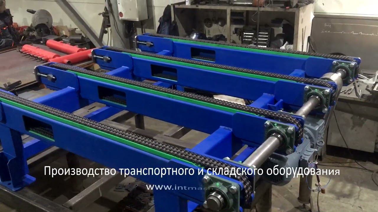 Конвейерная линия для фанерного производства