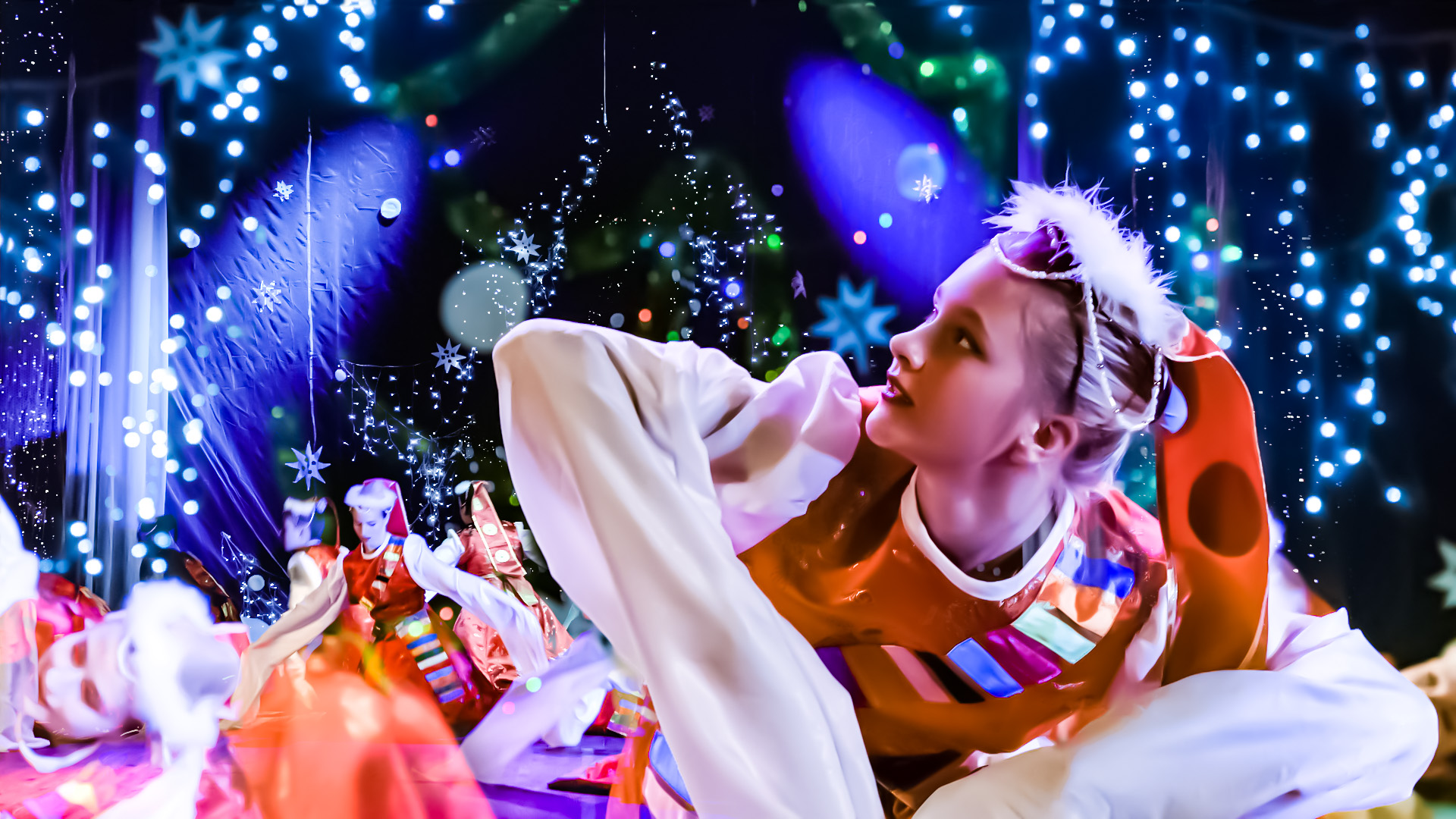 Китайский танец ВОСХОД НАД ТИБЕТОМ. Танцевальный ансамбль КЛИМОВЧАНКА. Video production Олег Сидоров