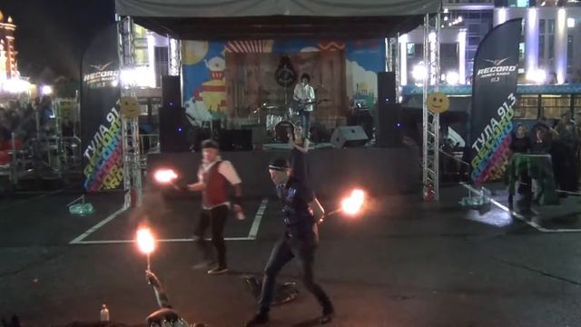 20180721 Театральный дворик 2018. Театр огня и света «Fire Family» (Москва)