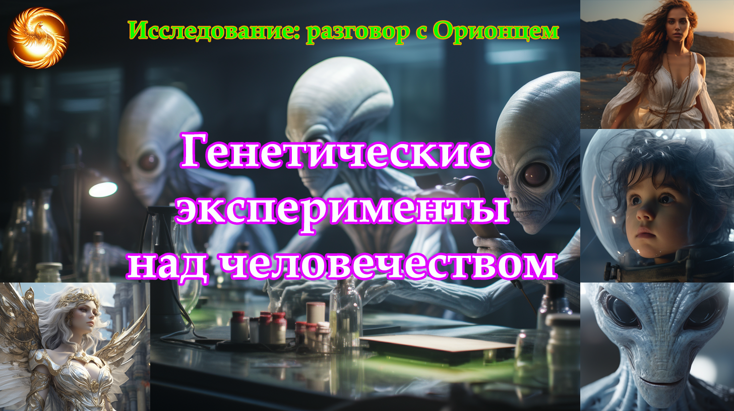 Генетические эксперименты над человечеством. Исследование: Разговор с Орионцем.