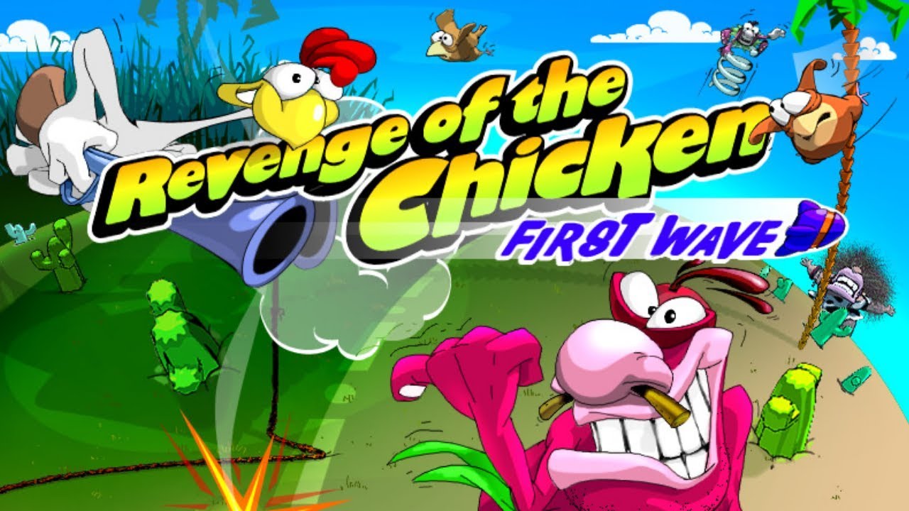Куриная месть. Первая разборка (Revenge Of The Chicken. First wave) - Трудный уровень