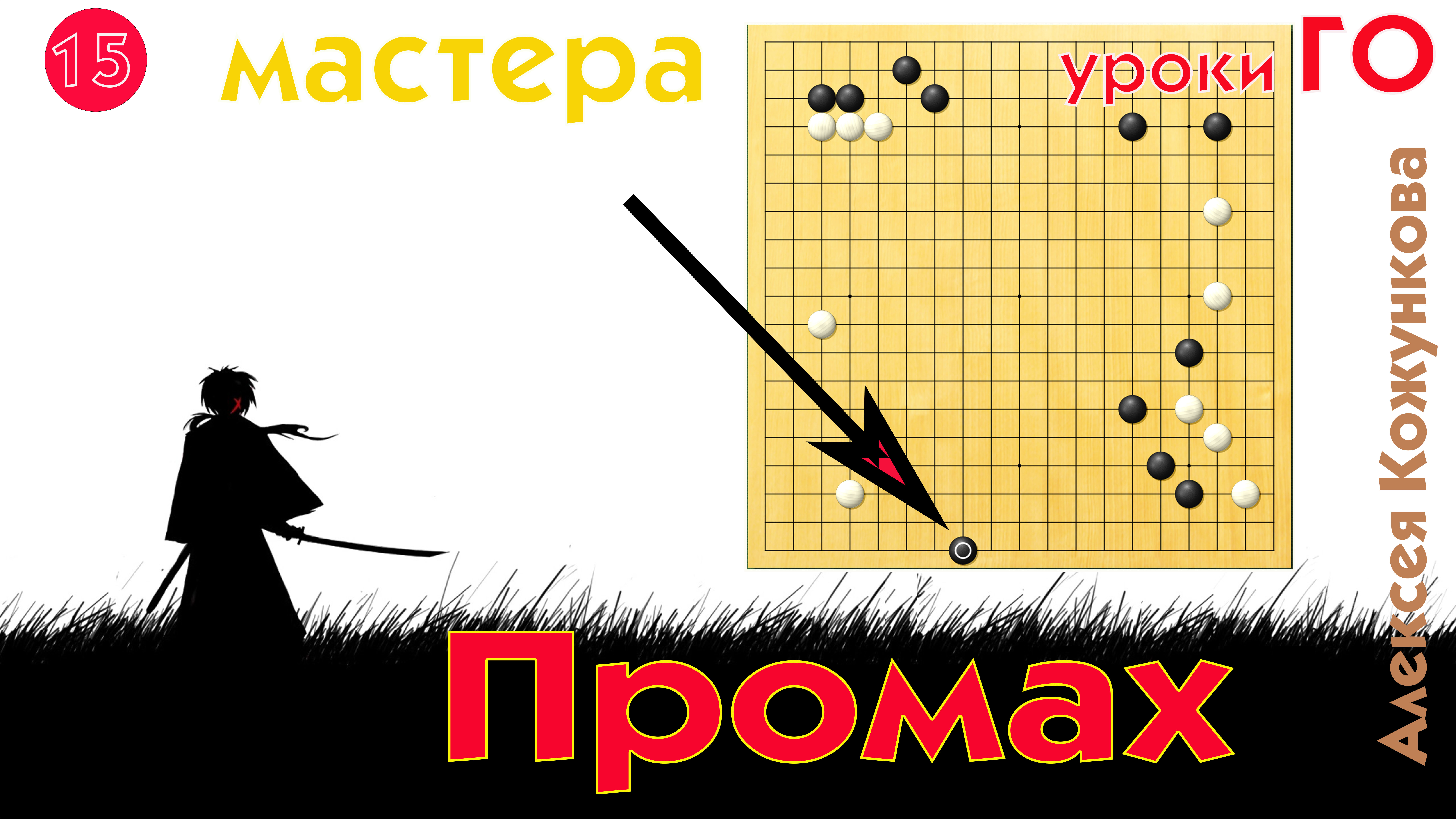 15 промах мастера. Уроки Го Алексея Кожункова