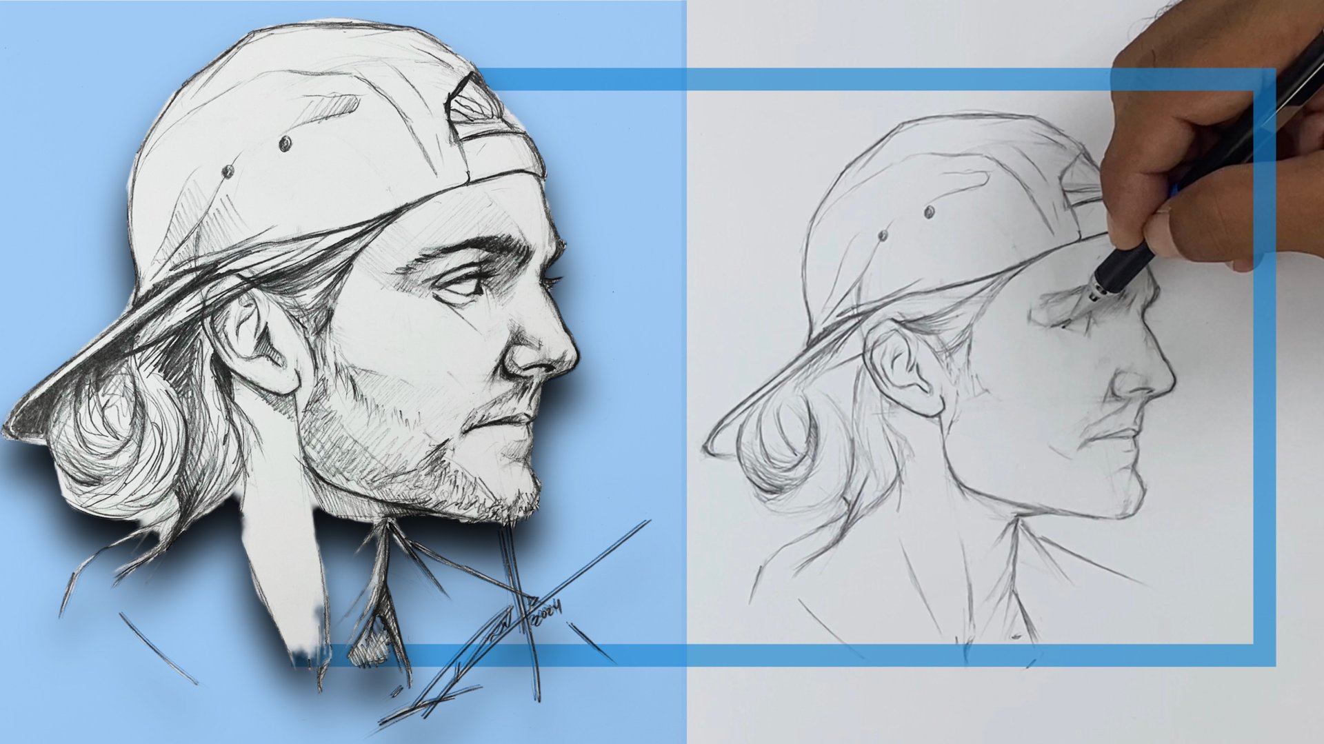 Как составить портрет в профиль