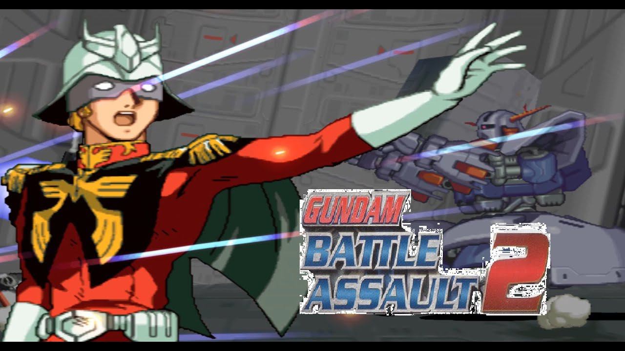 Gundam: Battle Assault 2 (PS1) Char/Zaku II Street Mode