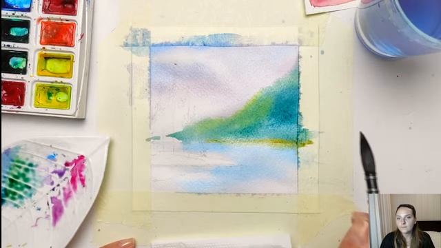 Горный пейзаж летом