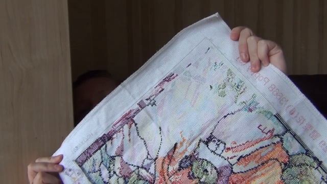 Вышивка. Как я вышиваю витражный мак. Ч1..mp4