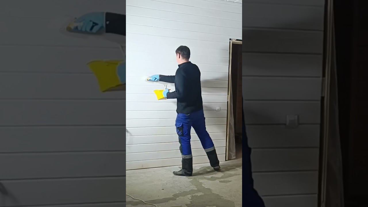 Окраска комнаты в белый