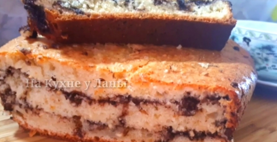 Бесподобный Бисквит к Чаю  за 5 минут + время на  выпечку.mp4