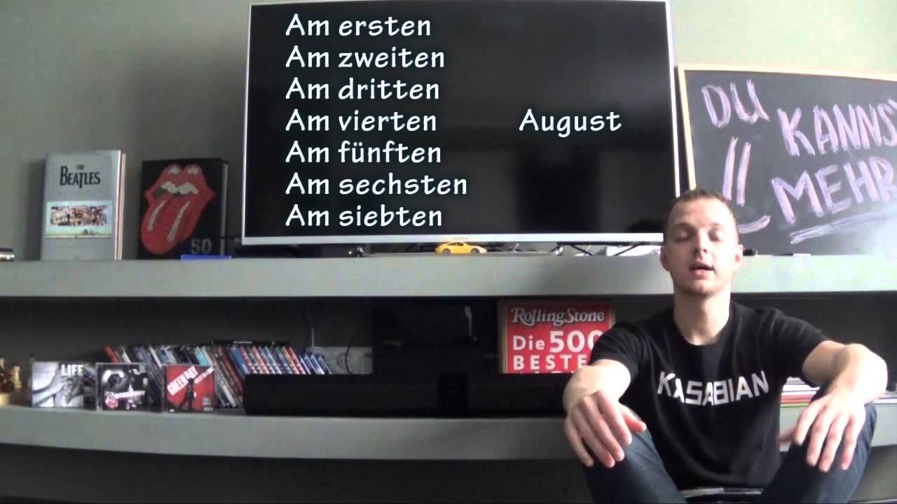 Урок 16. Порядковые числительные: Am ersten September! Немецкий для начинающих.