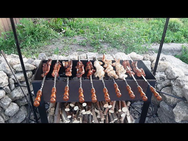 Шашлык из свиных ребрышек