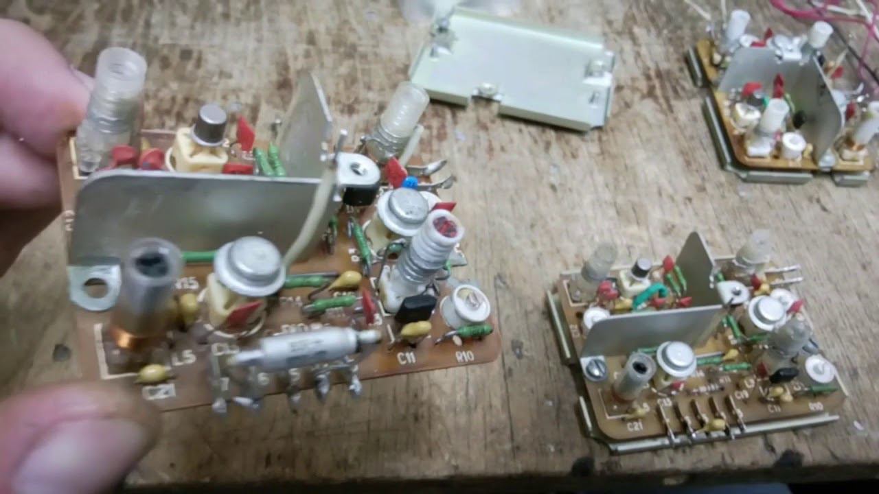 Rīga-104 из Иваново. ч3. Блок УКВ в кол-ве 4шт. Перестройка-наладка.