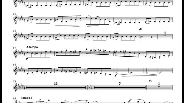 Glazunov, Alexander  - Albumblatt - Sergei Nakaryakov trumpet Bb