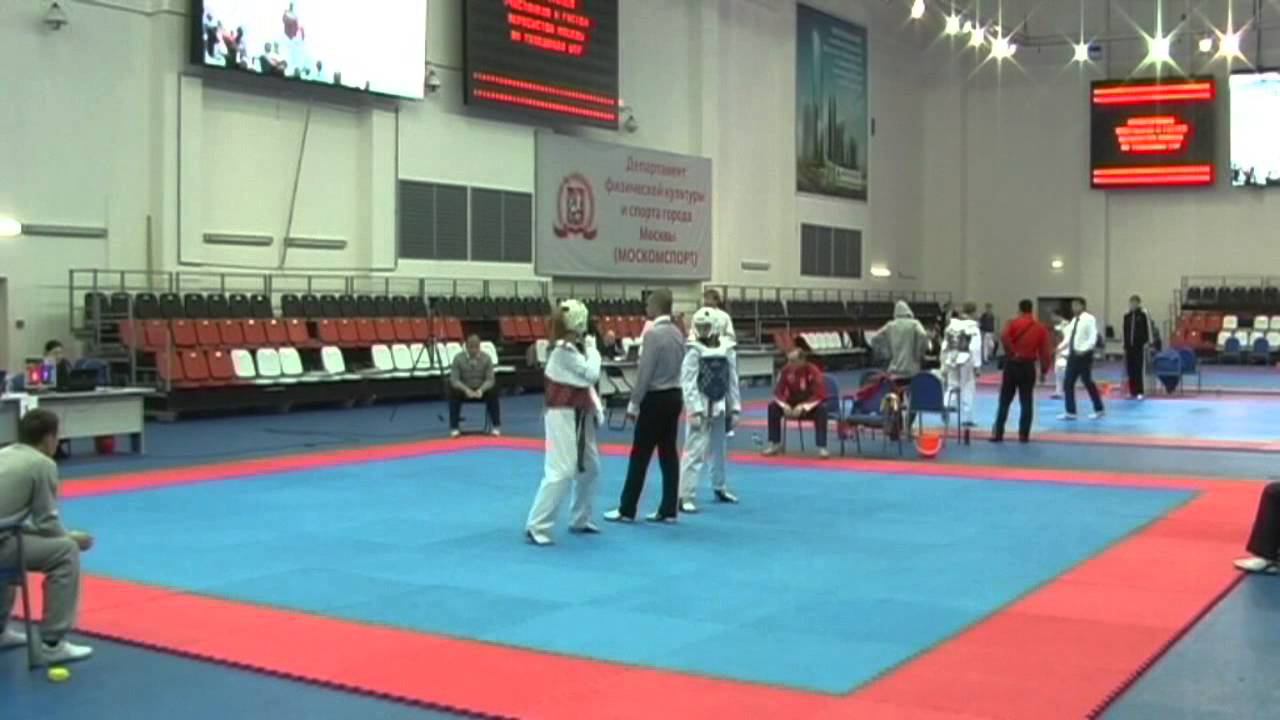 Taekwondo WTF. Первенство Москвы 16.02.2013 Выборка из боев