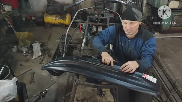 Самодельный снегоход. Подрезы для лыж. Дешево, прочно, долговечно.