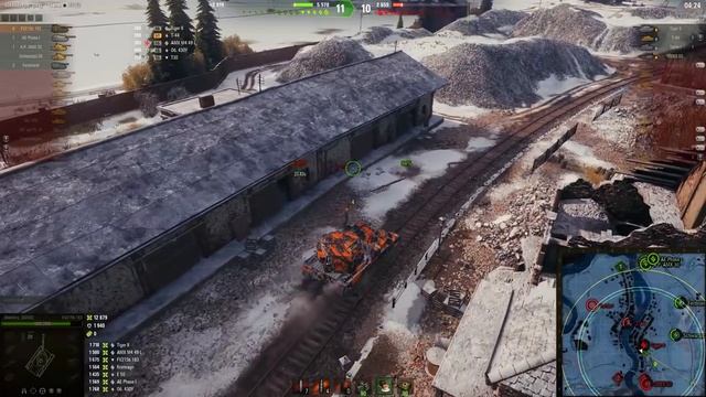 World of Tanks.14т ДАМАГА! УНИЧТОЖИЛ ПОЛОВИНУ КОМАНДЫ В WORLD OF TANKS!.mp4