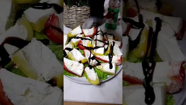 Быстрая и простая закуска с болгарским перцем