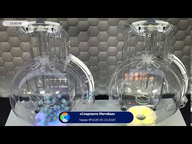 Столото представляет | Лотерея «Спортлото Матчбол». Тираж №1020 от 05.10.2020 г.
