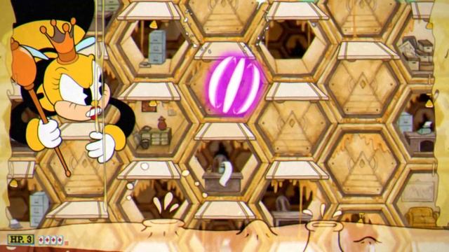 Cuphead (Моменты) - Королева Медобрюшко