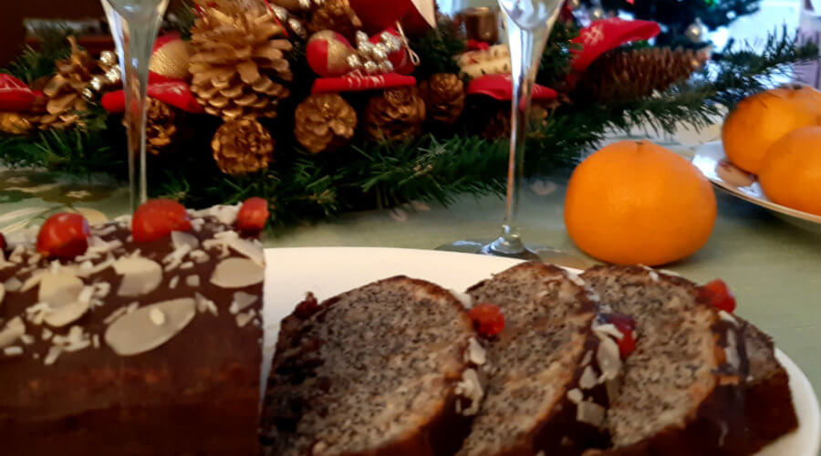 Маково-ореховый кекс по-польски