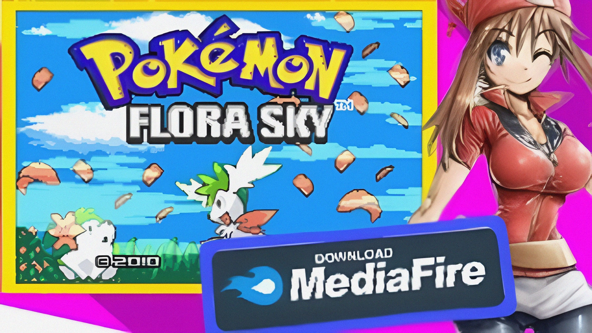 Pokemon Flora Sky Rebirth (PT-BR) GBA - 3mulador 4ndroid