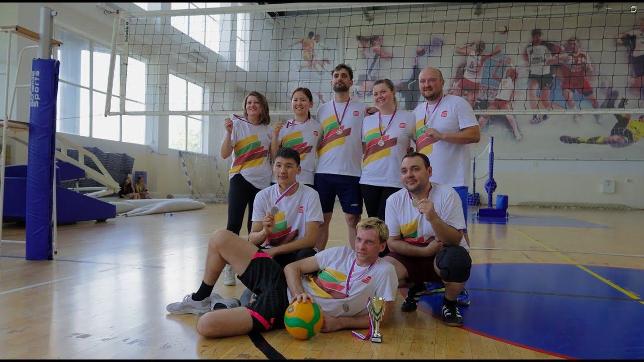 Товарищеский матч команды #БургерКинг по волейболу в Апрелевке. #работаБургерКинг