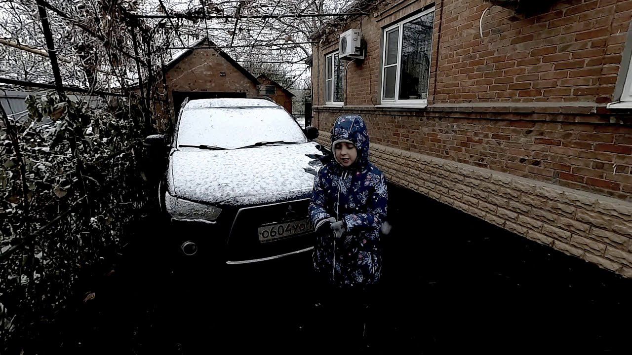 Первый снег в Приморке