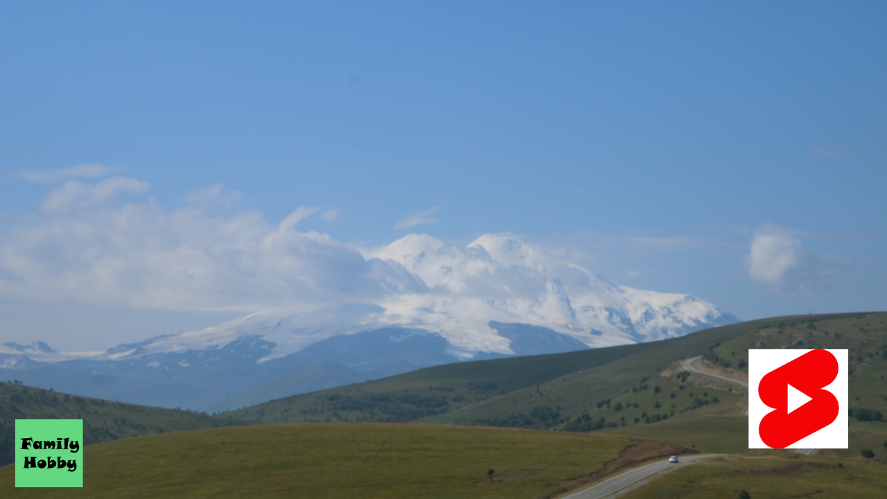 Эльбрус, горы, облака. 08.2021 #shorts