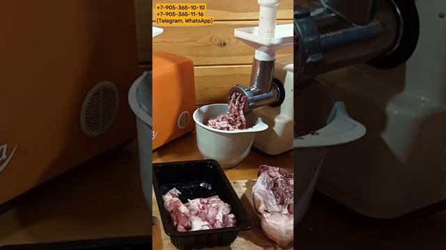 Перемалываем индейку мясорубкой Находка: 100% сталь, невероятная мощность, все детали отечественные