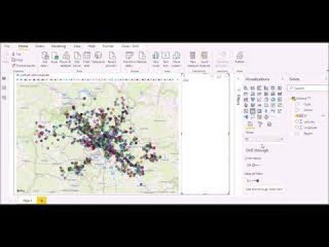 5.Machine Learning (Clustering Model) and Custom Map. Power BI