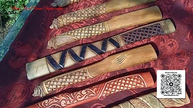 Моя коллекция топорищь,которую я нарезал с начала года.Резные рукояти для топоров.