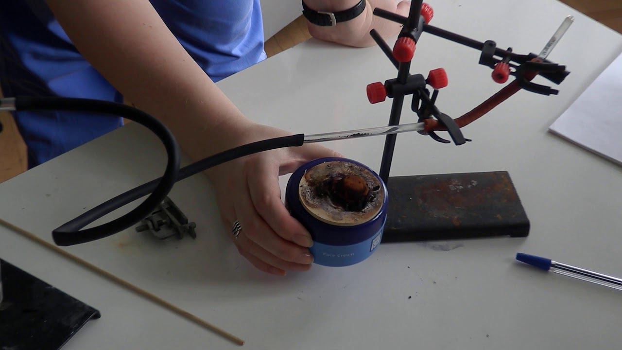 2-1-3 Восстановительные свойства водорода